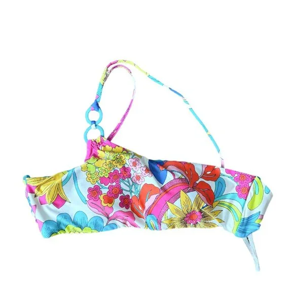 Trina Turk | Swim | Trina Turk Fontaine One Shoulder Ring Swim Top ...